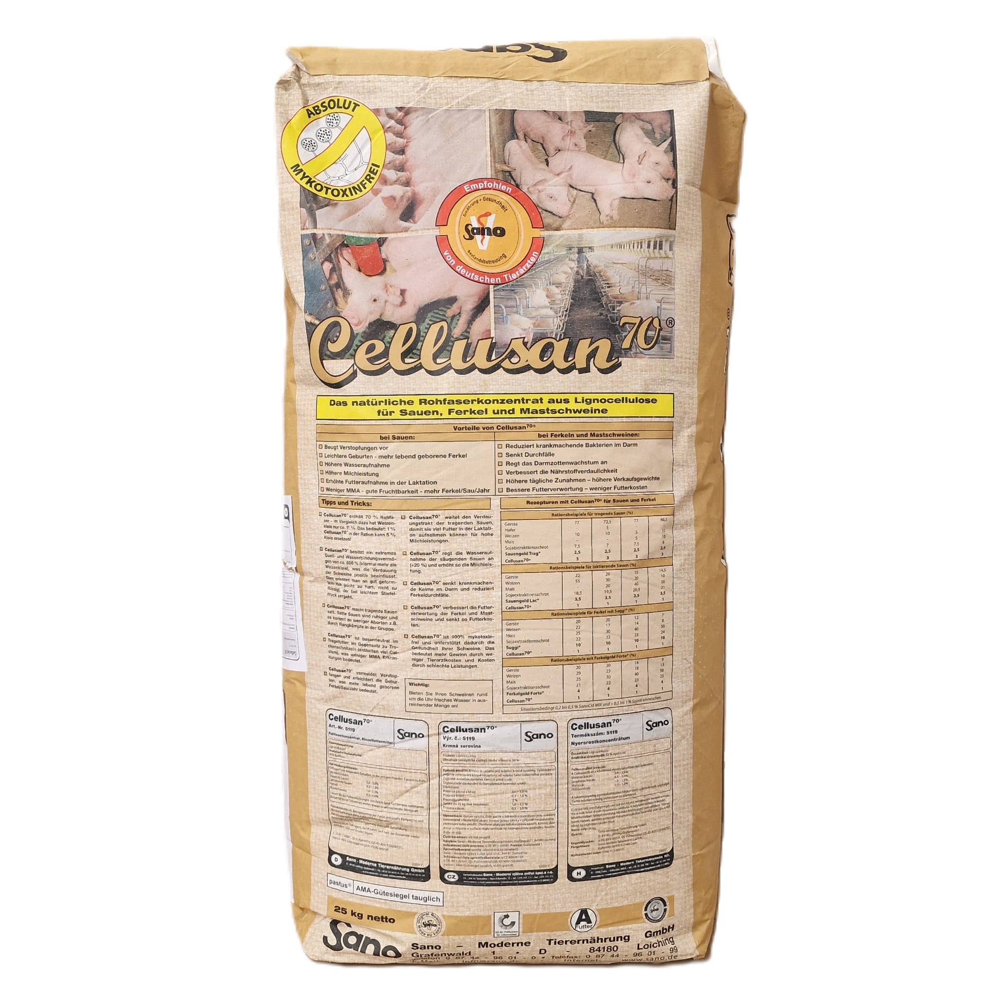 Cellusan - Sursa naturala de fibre brute - PremiumVetFarm